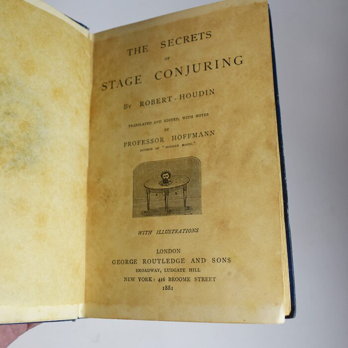 Secrets of Stage Conjuring: Robert Houdin 1881 | Magic Collectibles
